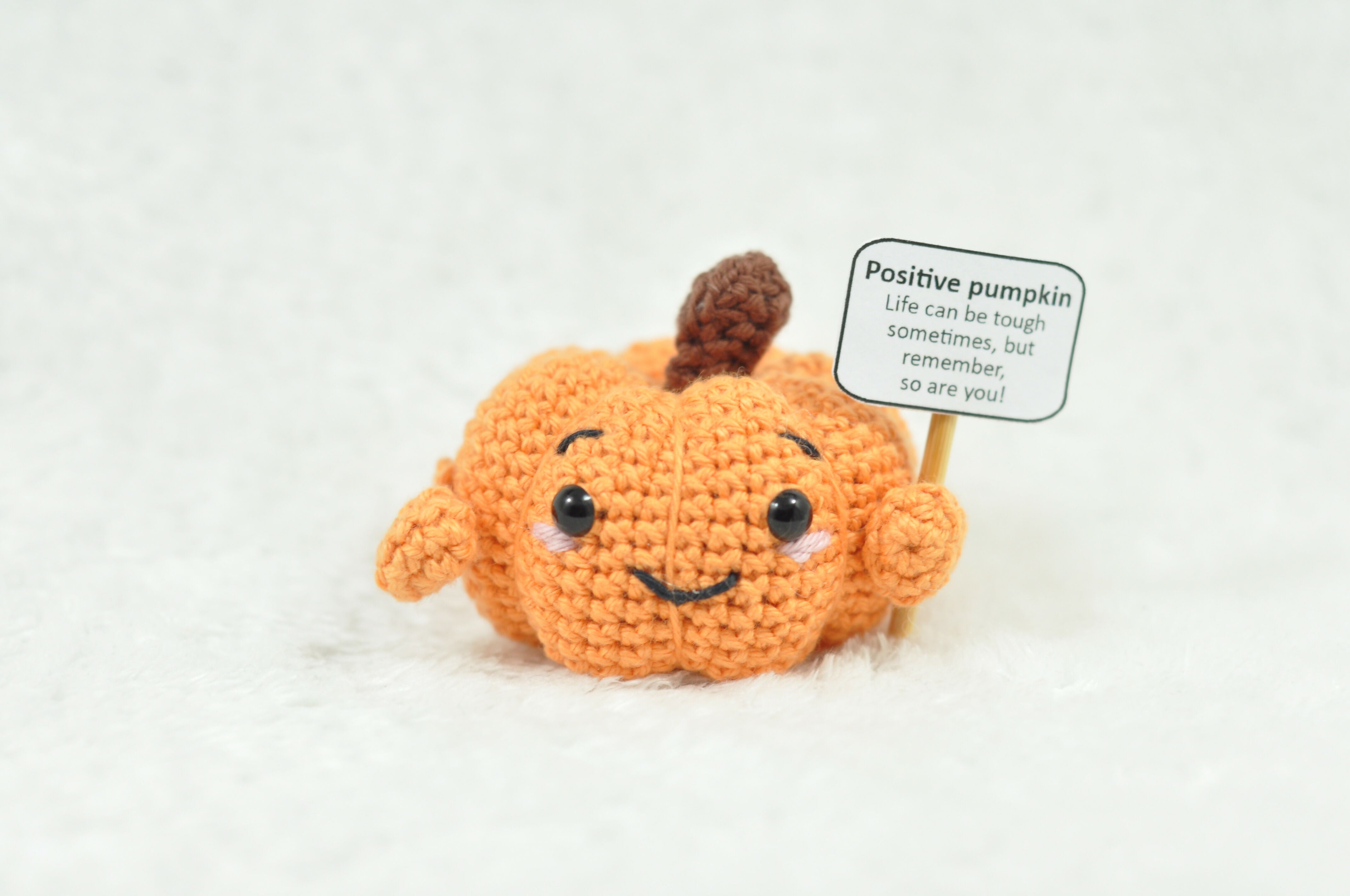 Hækleopskrift: Positiv Græskar *positive pumpkin* – Garnlig