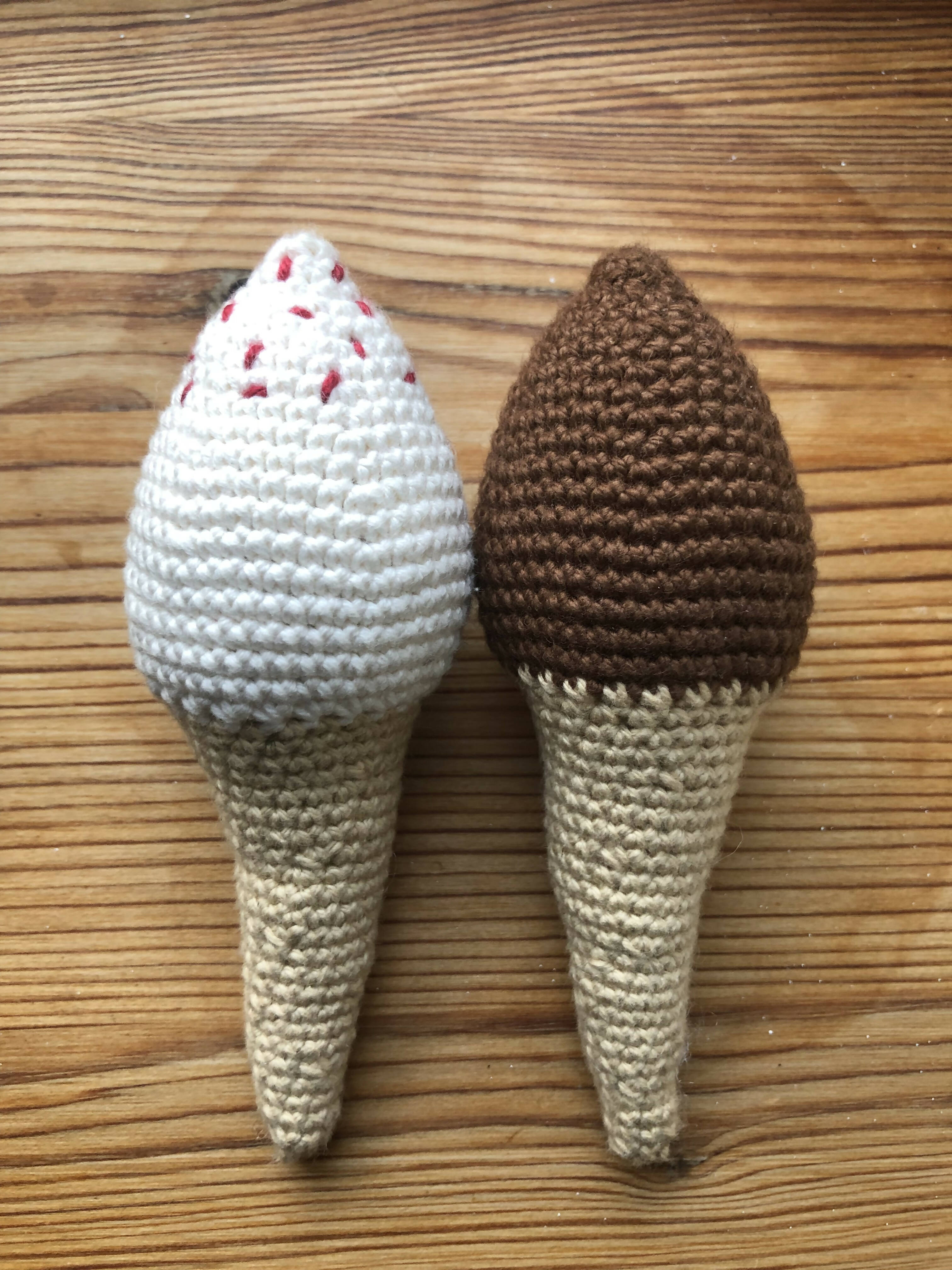 Isvaffel og ispinde – Garnlig